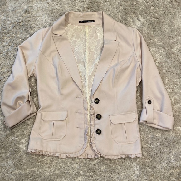 Maurices | Jackets & Coats | Maurices Cream Color Blazer | Poshmark